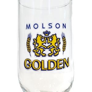 Molson | Dining | Molson Golden Beer Glasses With Stem Set Of 2 Yellow Lion Crest Design Barware ...